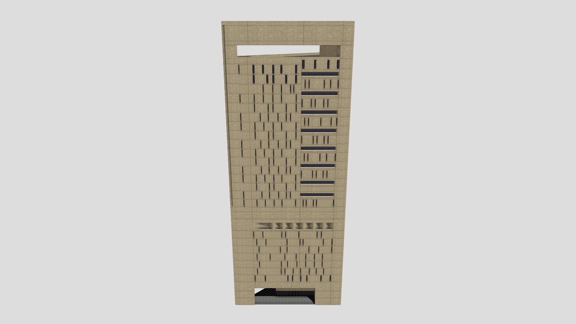 Metropolitan Correctional Center Chicago - 3D model by timd (@timdrake ...