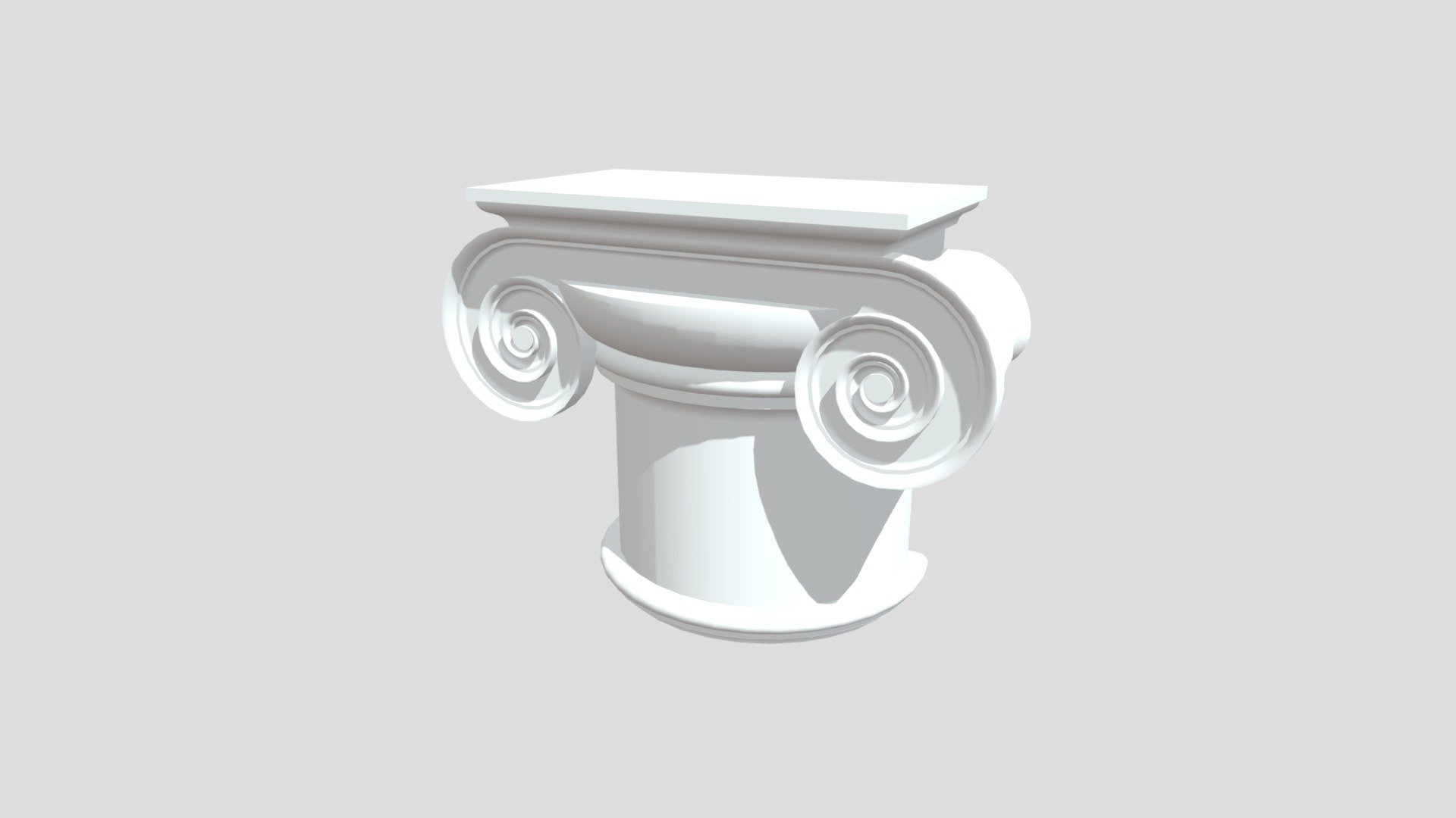 Ionic Cap v7 - 3D model by Lapis Design (@LapisDesign) [4fcab17 ...