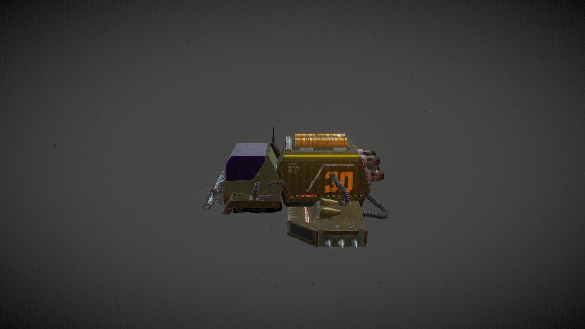 Space truck - 3D model by Markcelo95 [4fcad29] - Sketchfab