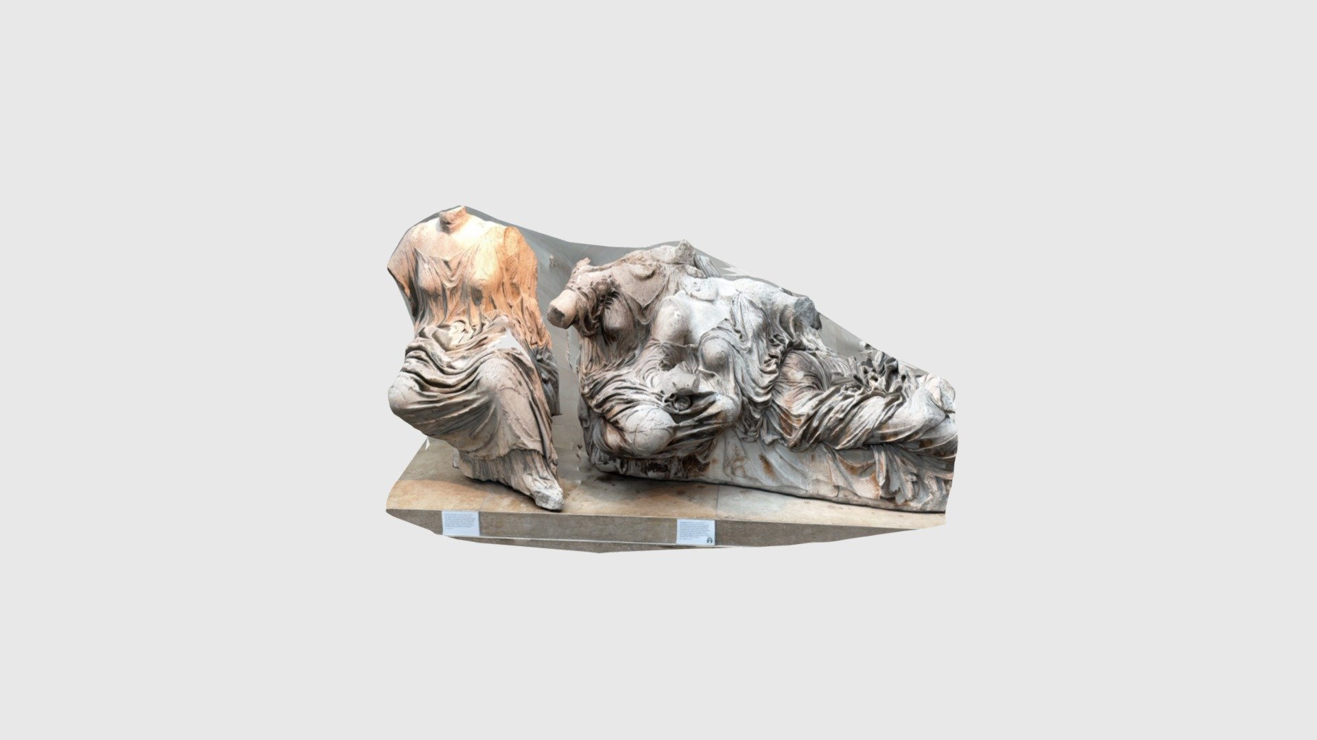 acropolis statues - Download Free 3D model by cudcud [4fcaf70] - Sketchfab