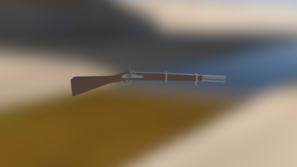 Musket - 3D model by marcelo.souza [4fcb421] - Sketchfab