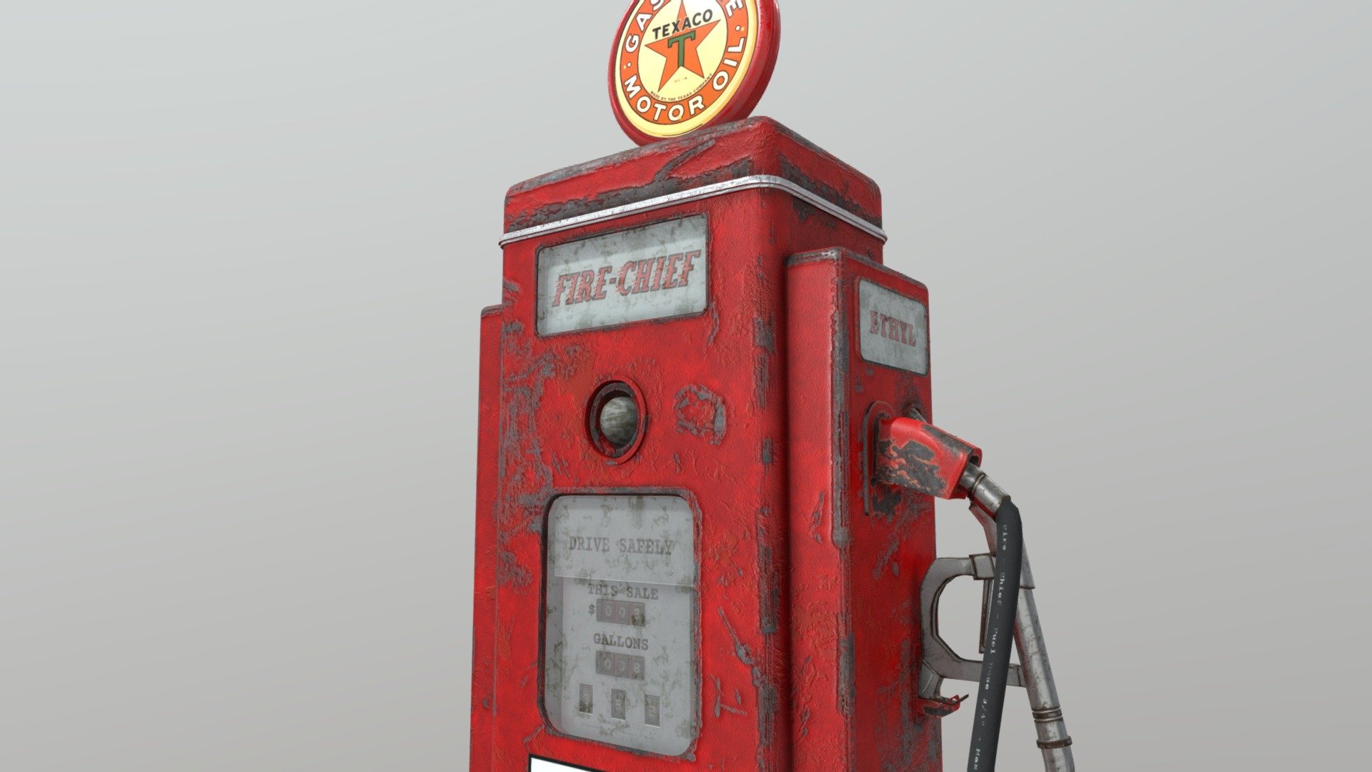 Gas pump - Download Free 3D model by Skapeloff [4fcc68f] - Sketchfab