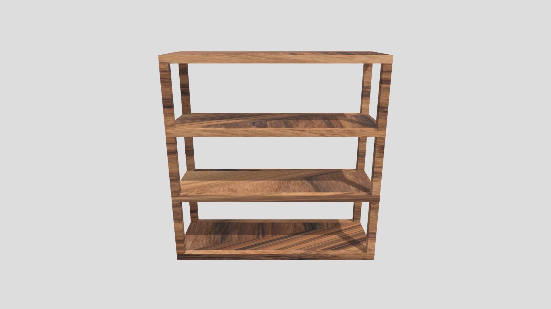 Wooden Shelf - 3D model by Hassan Arts (@hassanarts1) [4fcd338] - Sketchfab