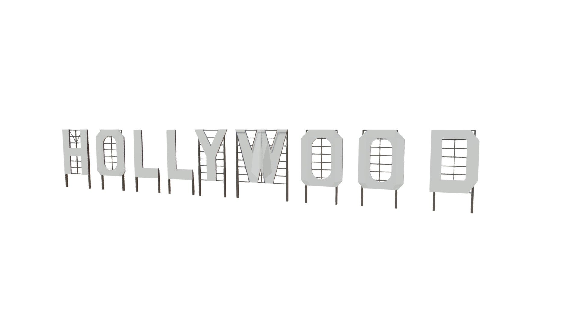Hollywood Sign - Buy Royalty Free 3D model by Repe Visuals (@renato.lt ...