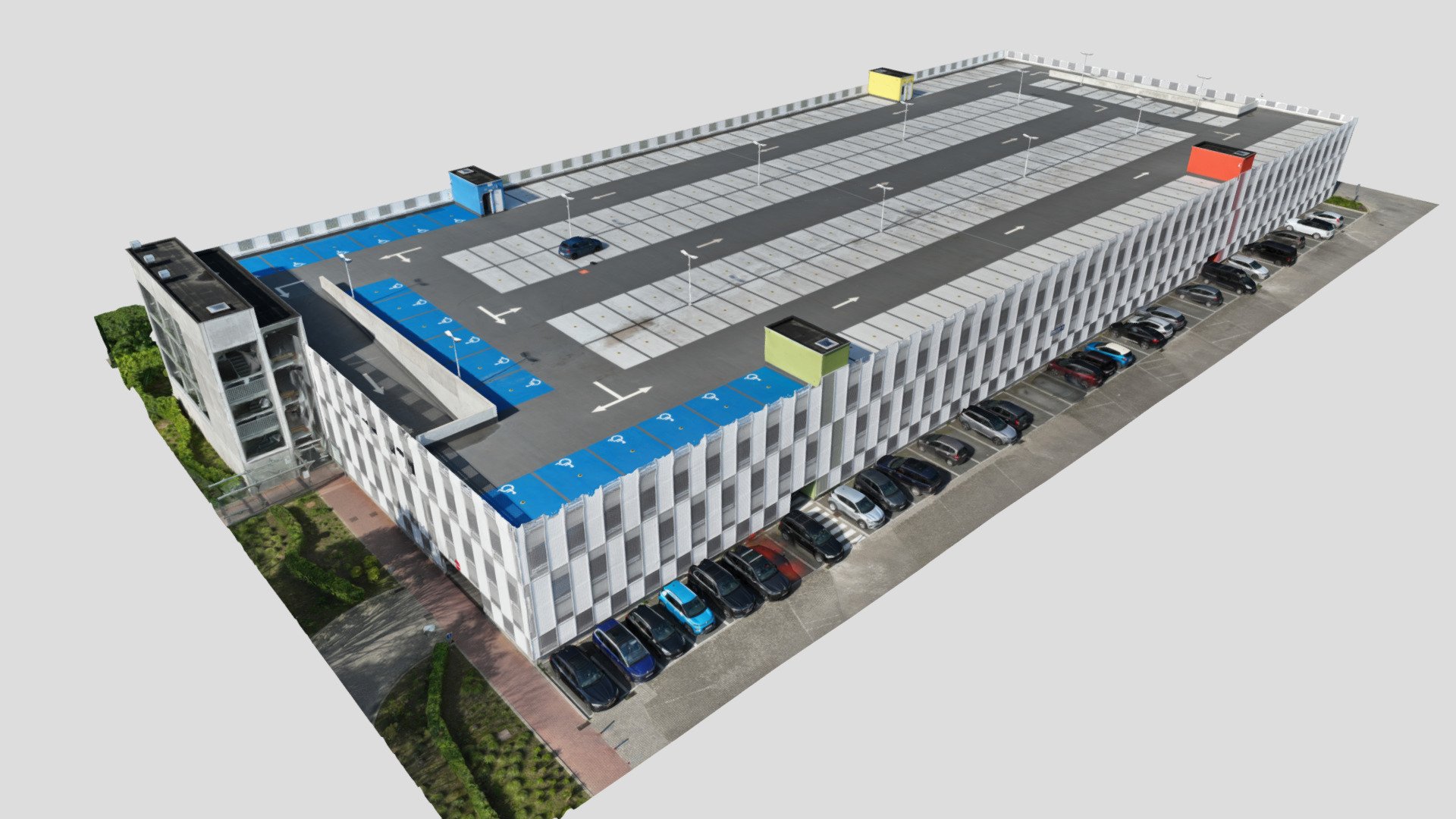 Parking UZA Antwerpen - 3D model by MisterDrone [4fcea64] - Sketchfab