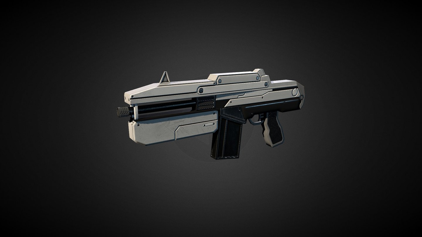 Low Poly SMG - 3D model by neil2412 [4fcf33c] - Sketchfab