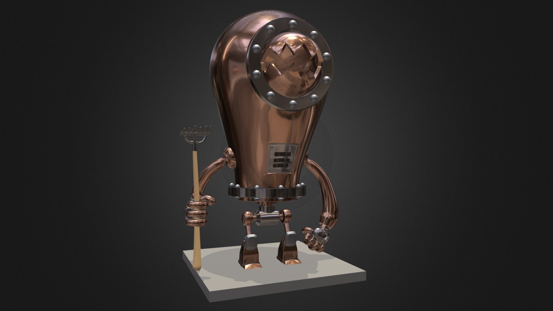 Jake Parker Robot - 3D Model - 3D model by Franco Marsitelli (@Marsdrof ...