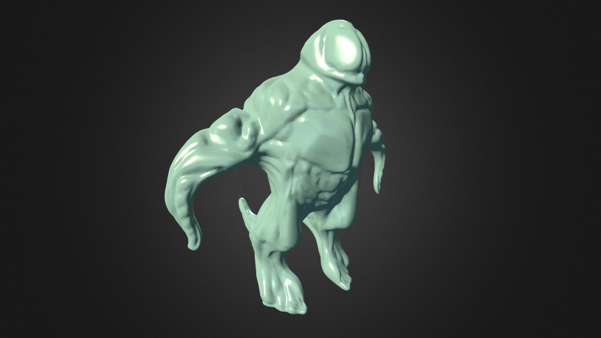 Monster - Download Free 3D model by omoramine [4fd178f] - Sketchfab