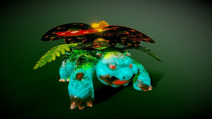 Venusaur 3D models - Sketchfab