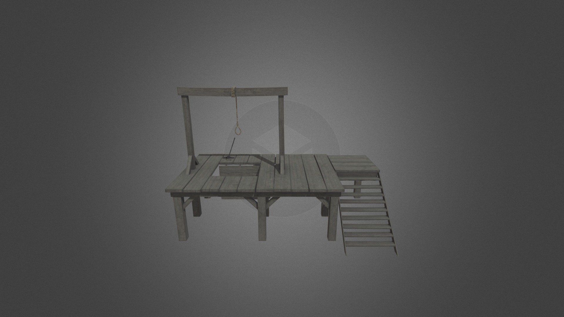 Medieval Gallow - 3D model by amalore [4fd3a21] - Sketchfab