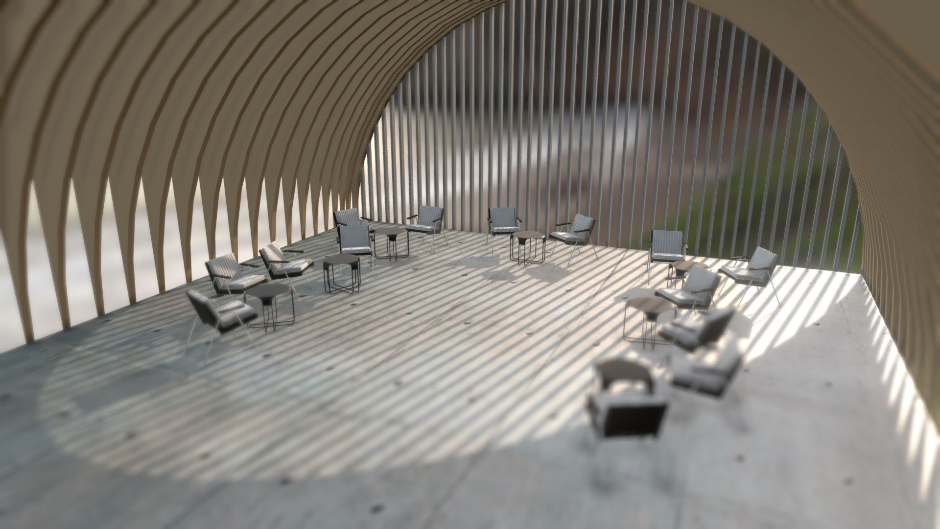 Heartbeat space’ Space - 3D model by wee.uta [4fd4291] - Sketchfab