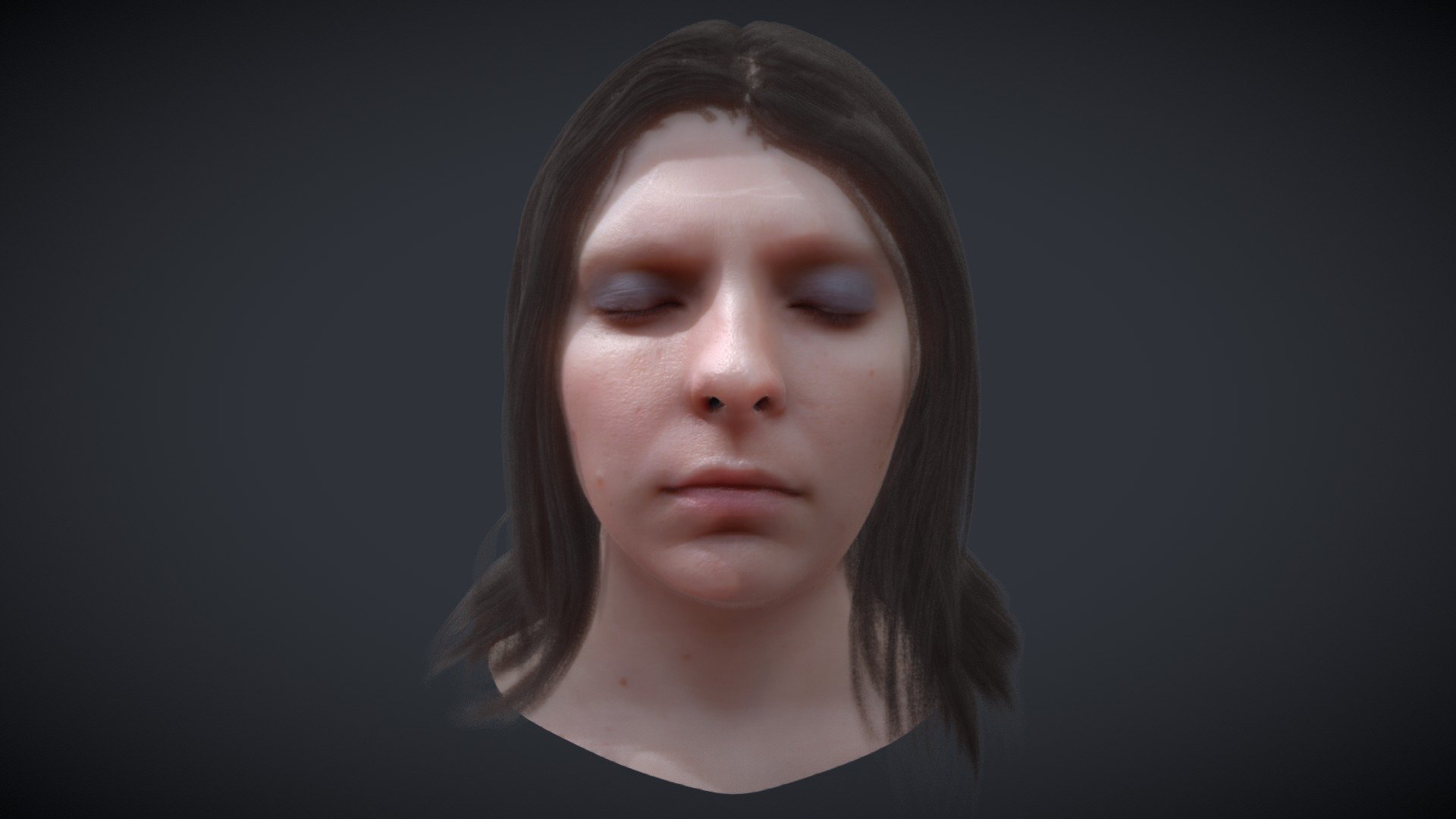 Realistic Female Head - 3D model by cooljjj33 [4fd4f68] - Sketchfab