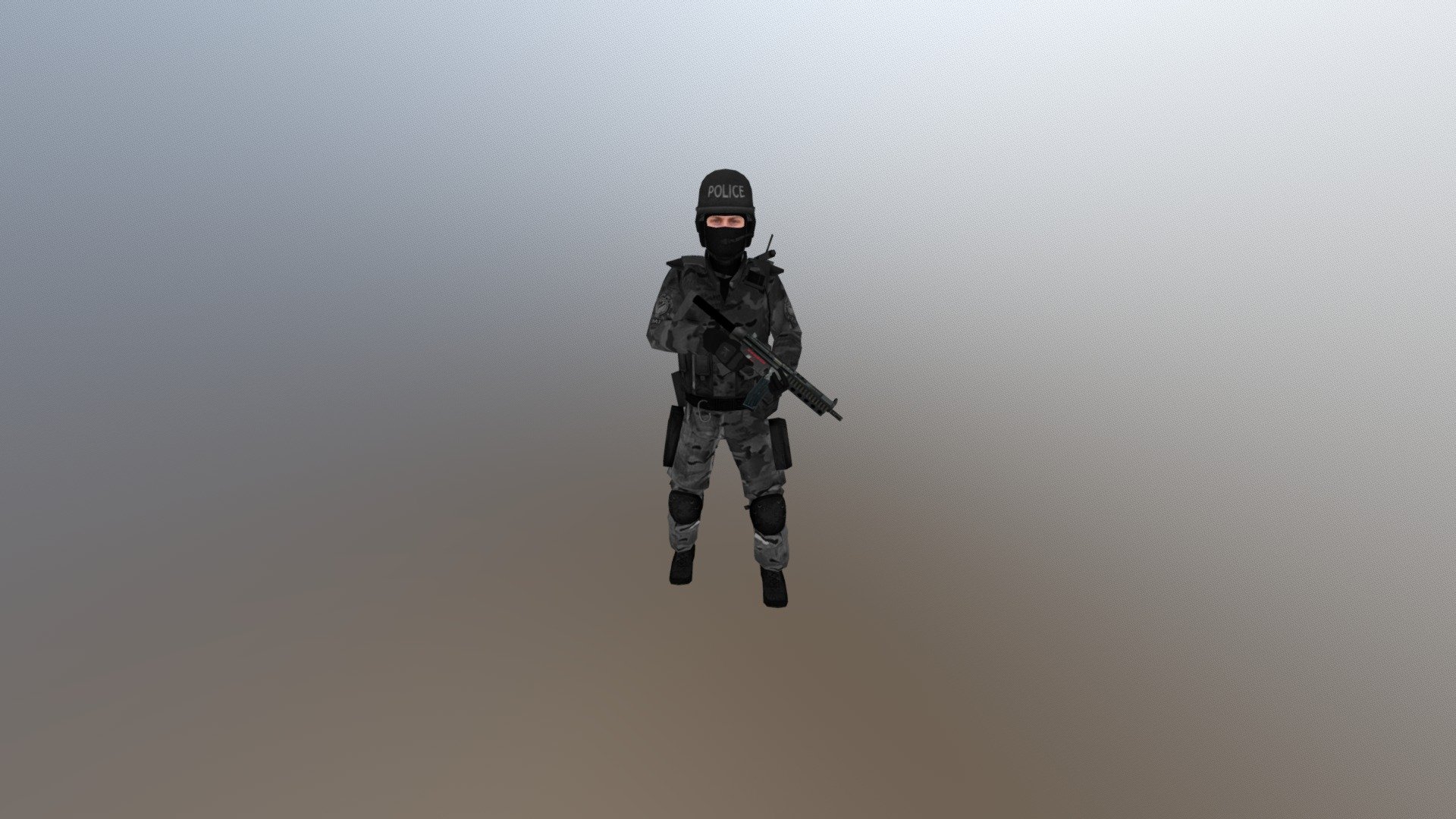 Grey Camo Police SWAT Animations - Buy Royalty Free 3D model by angupte ...