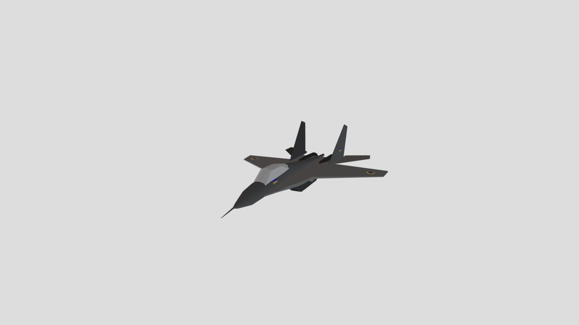 Mig29 fulcrum low poly - Download Free 3D model by CreaDX [4fdaaa7 ...