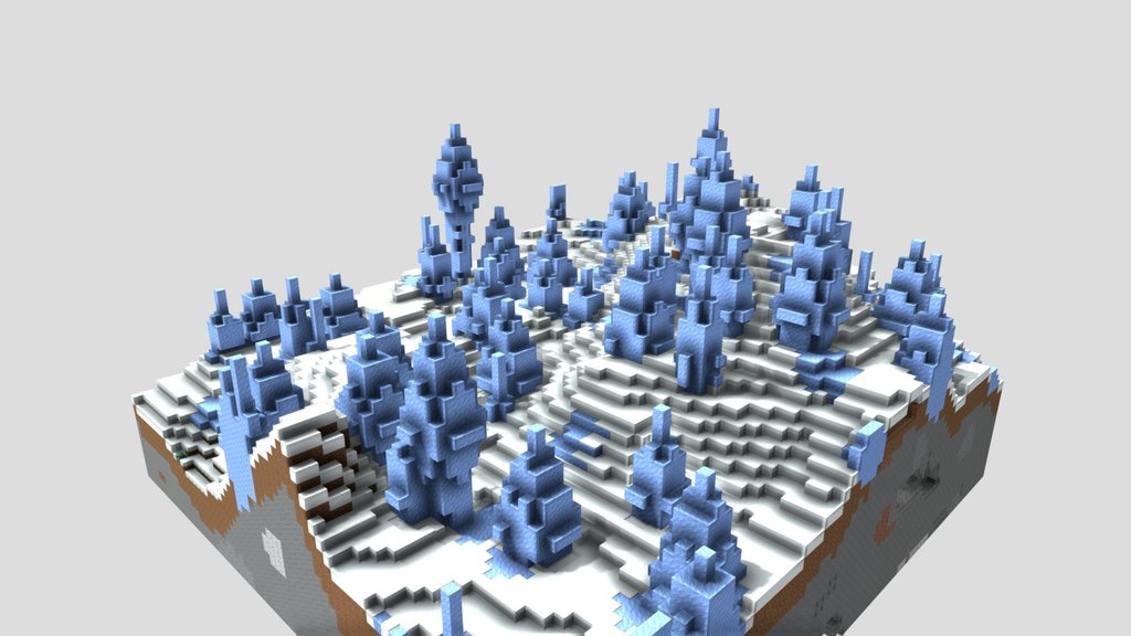 MINECRAFT TERRAINS - A 3D model collection by DURVESH S (@durvesh123 ...