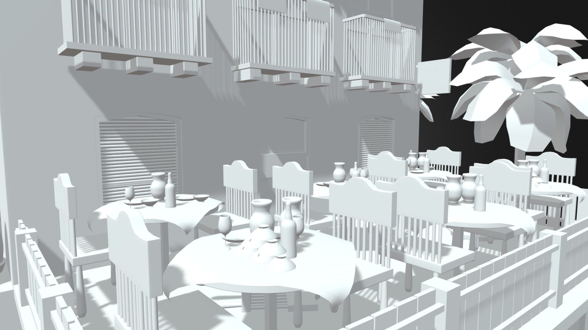 Restorant & Bar - Download Free 3D model by VIKAS DALVI (@dalvivikas ...