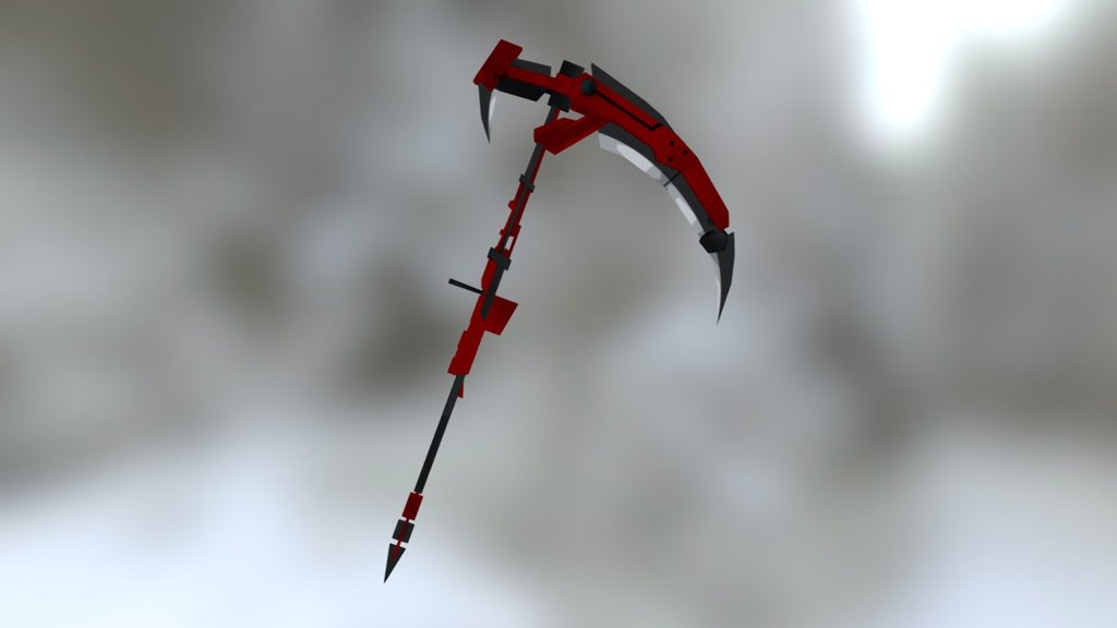 RWBY Ruby's Sickle - 3D model by Mamizu (@mamizu0925) [4fdf662] - Sketchfab