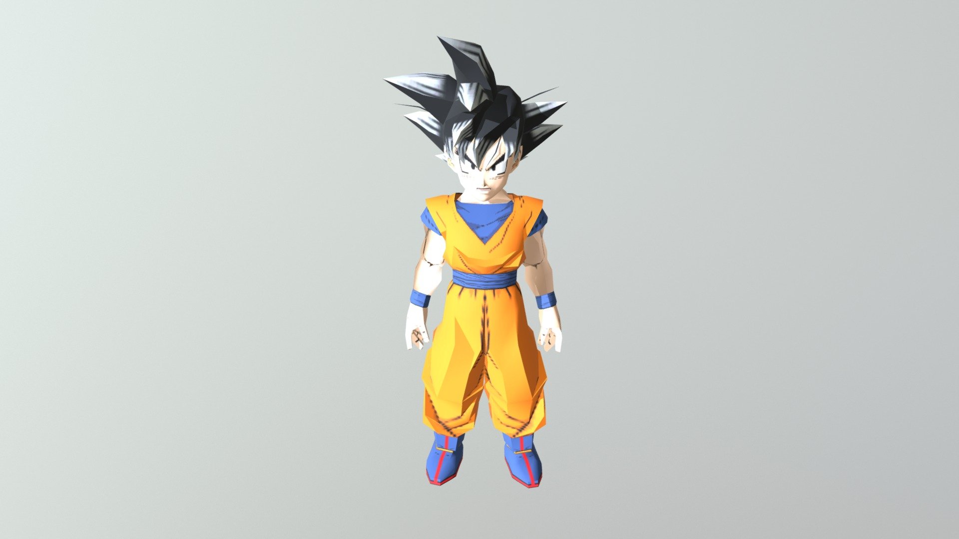 Goku - 3D model by ekthor_3D_eFFecTs [4fe0cdb] - Sketchfab