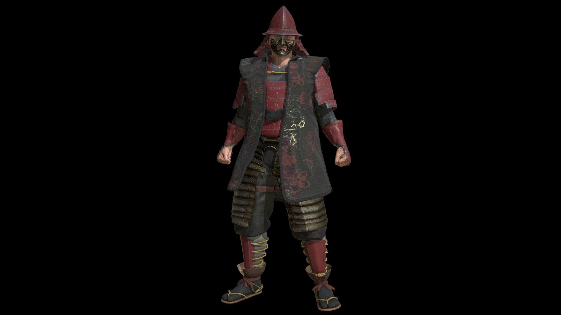 Samurai - Buy Royalty Free 3D model by lidiom4ri4 [4fe179b] - Sketchfab ...