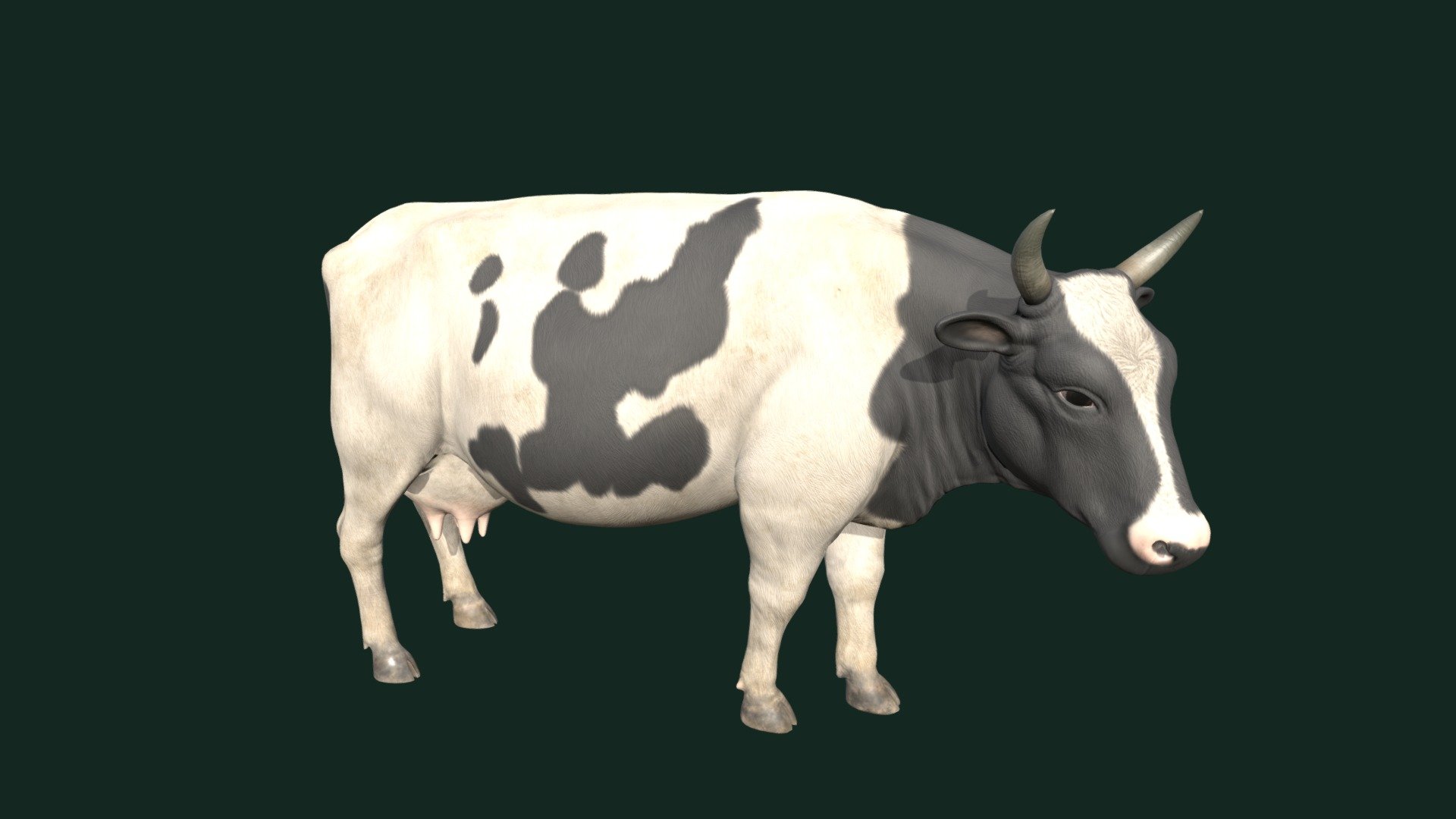 Cow - Download Free 3D model by kenchoo [4fe2c9d] - Sketchfab