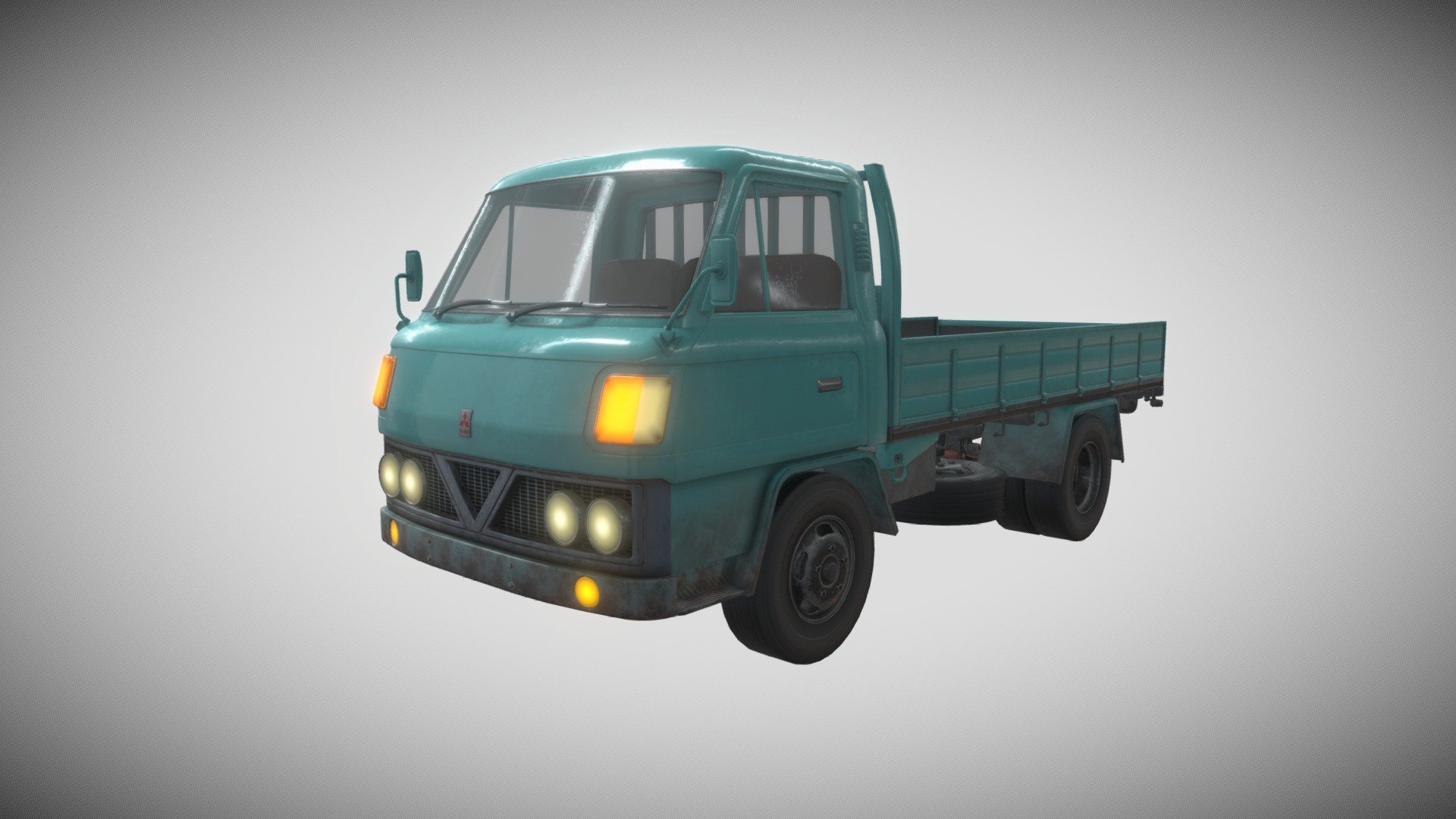 1975 FUSO Canter T200 - Download Free 3D model by jinjinjin ...