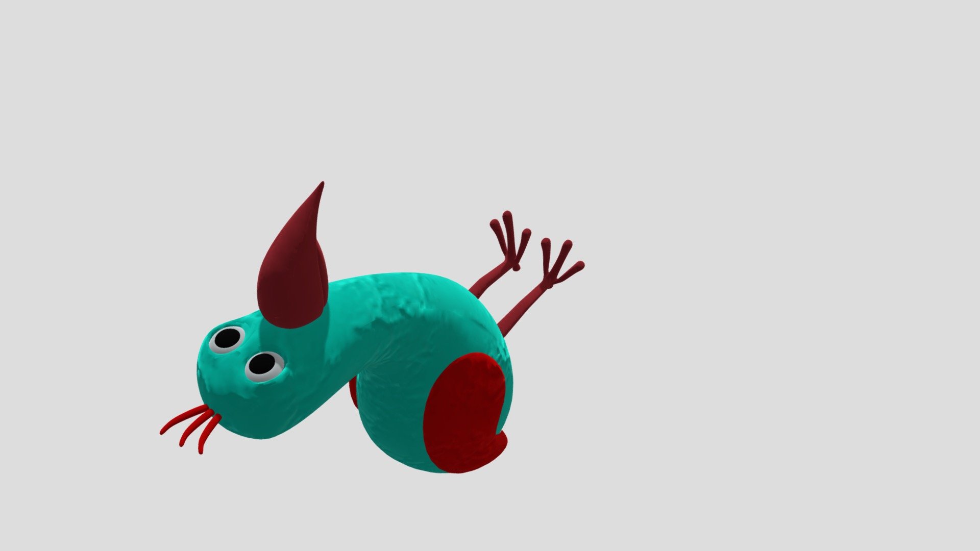 Opila_ Bird_model_teal - Download Free 3D model by Nala ...