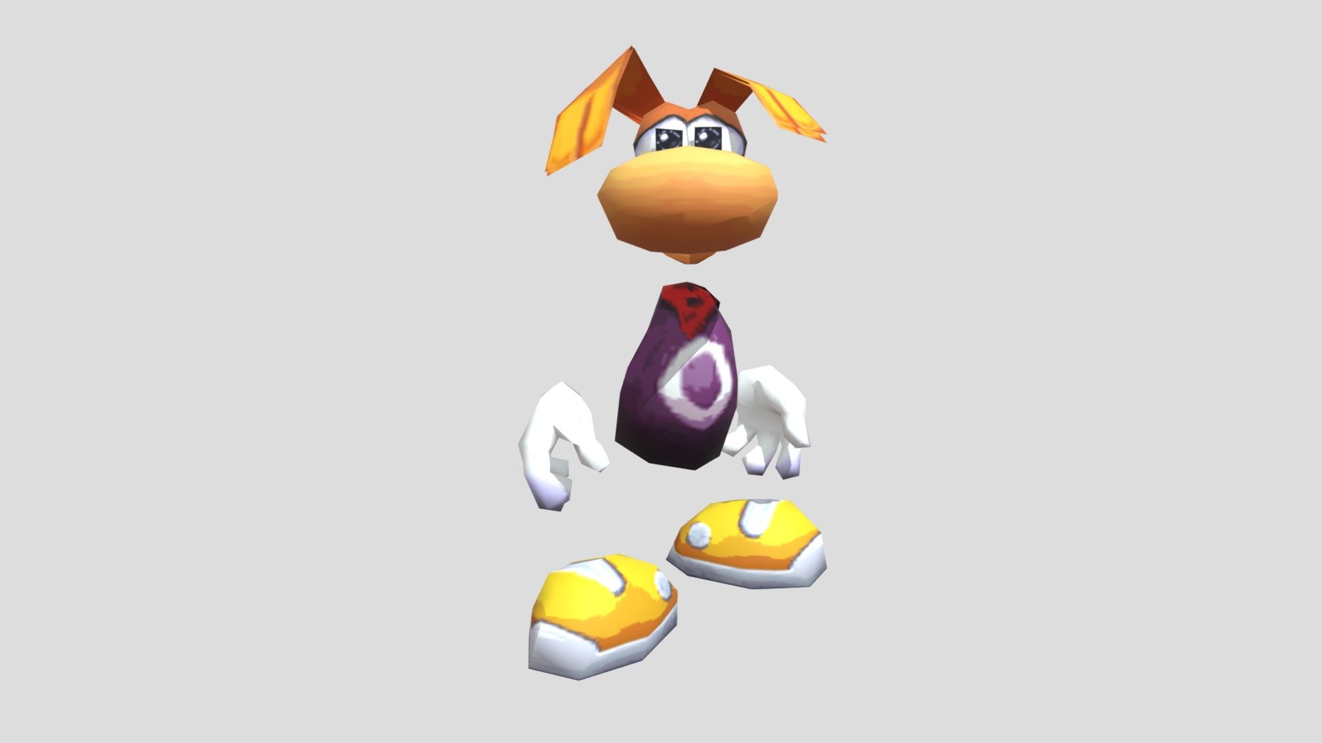 PlayStation - Rayman Rush - Rayman - Download Free 3D model by Baim (@abrisamibrahimovic ...