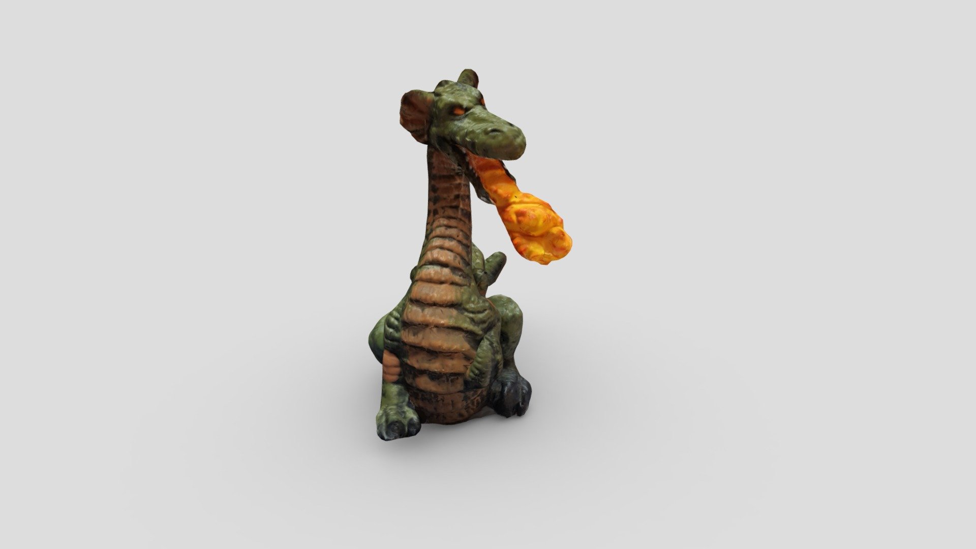 Dragon Miniature - 3D model by remidelas [4fe689f] - Sketchfab