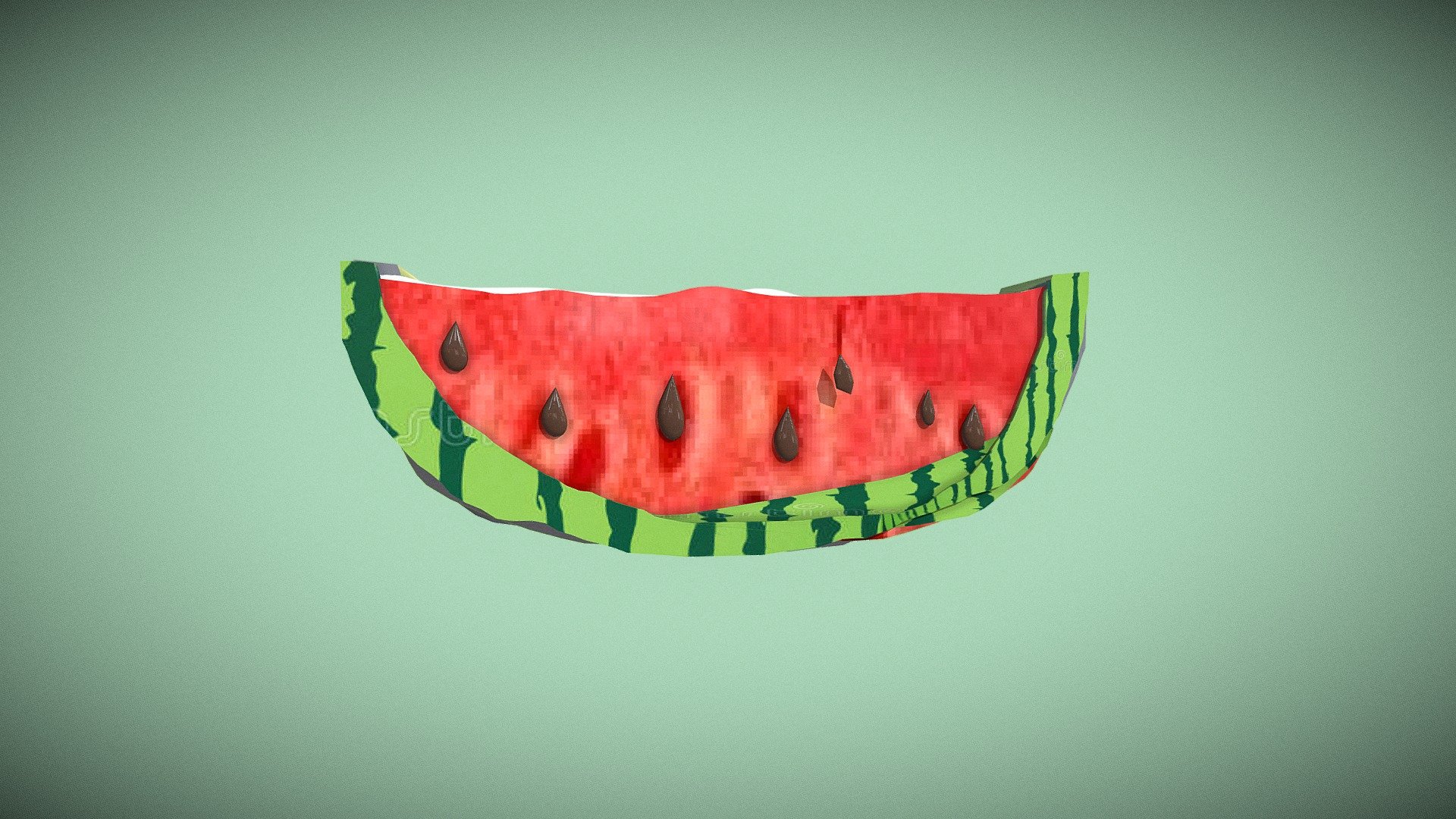 watermelon - Download Free 3D model by malikalberto [4fe9650] - Sketchfab