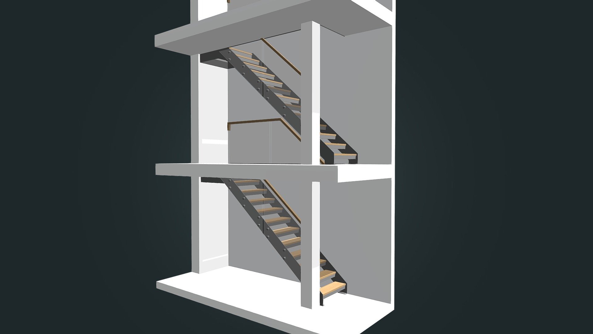 Regan - 3D model by The Metal Staircase Company (@metalstairs) [4fe9c50 ...