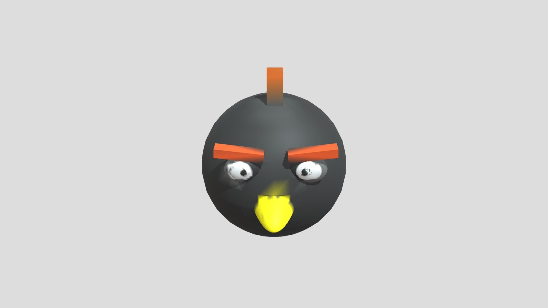 Angry Birds Bomb 3D model - Download Free 3D model by ashmeet.414129 ...