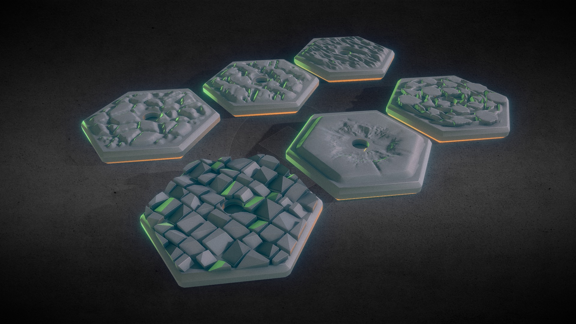 Hexy-hraci-v5 - 3D model by V.kamas (@oltskul) [4fea439] - Sketchfab