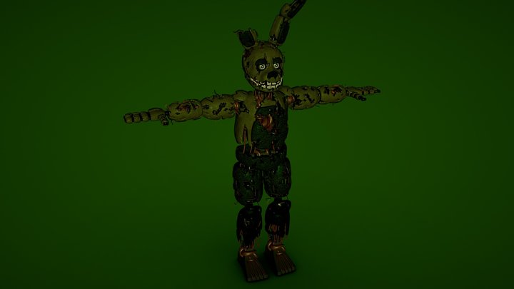 Springtrap 3D models - Sketchfab