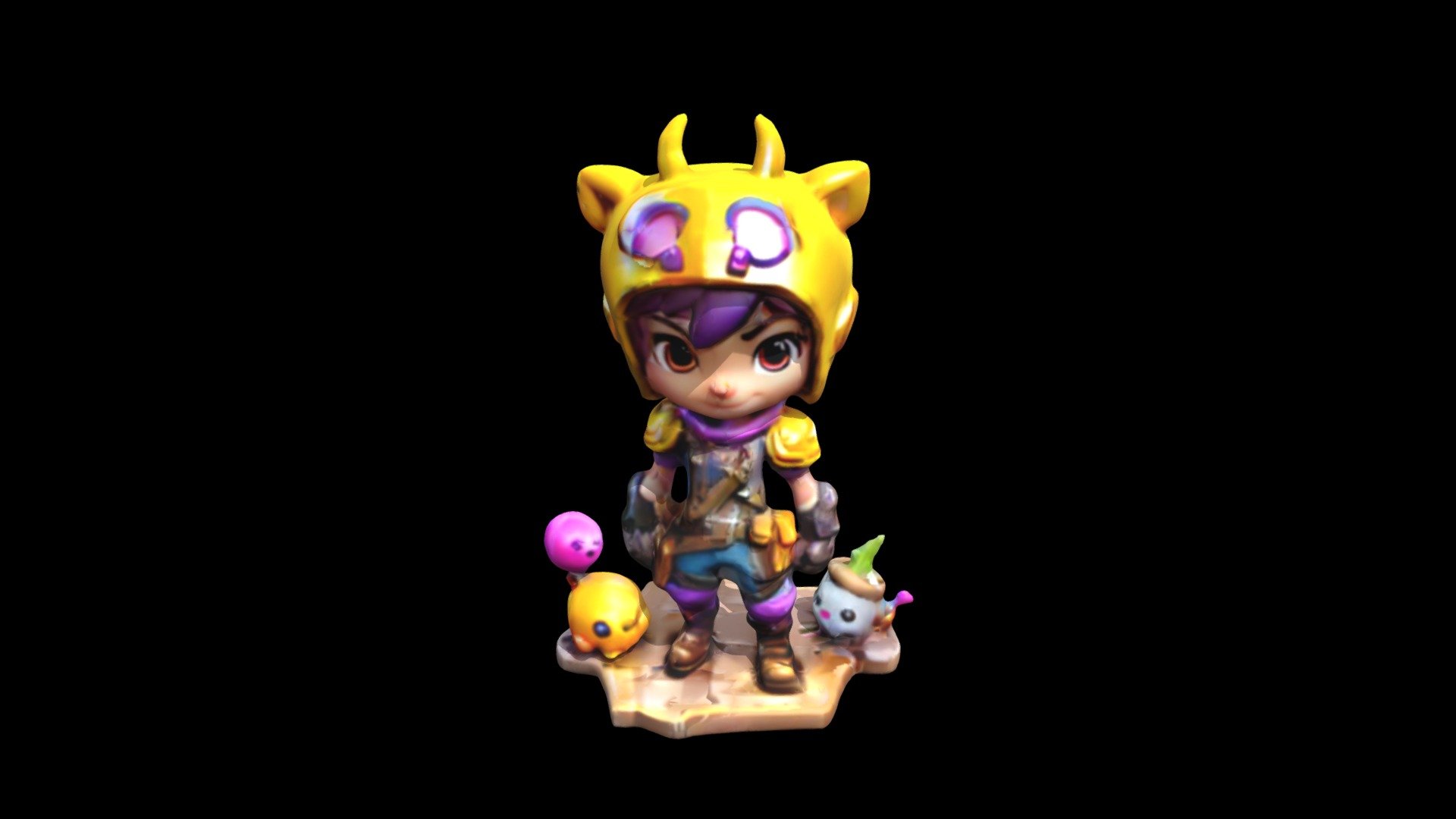 [Action Girl Ninja Princess in a Colorful Costum - Download Free 3D ...
