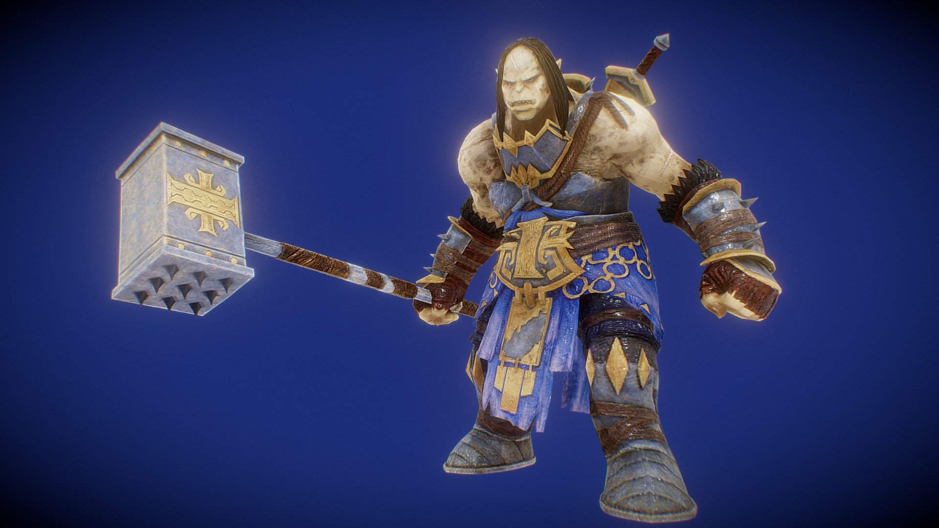 The hammer Ogre - Buy Royalty Free 3D model by Luna Studio (@StudioLuna ...