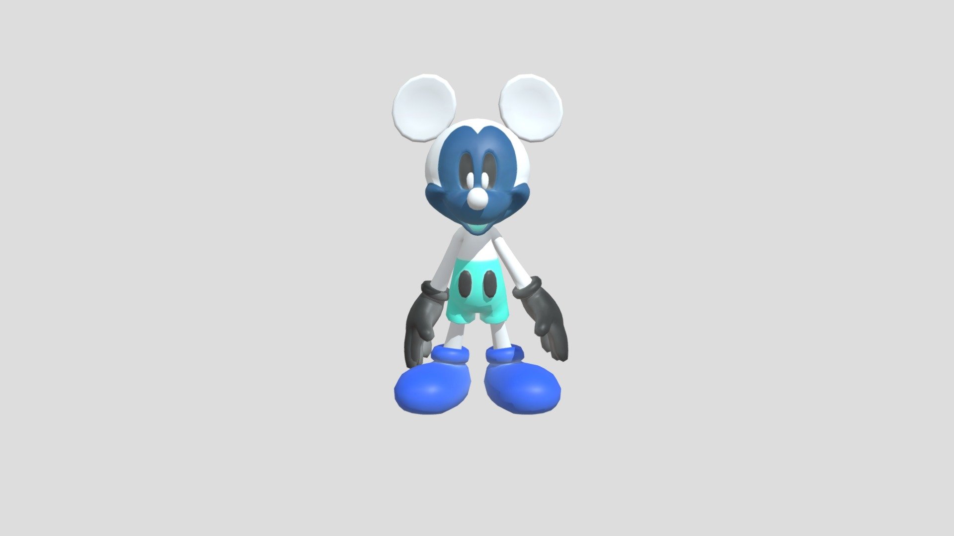 Classic Photo Negative Mickey - Download Free 3D model by NachiG ...