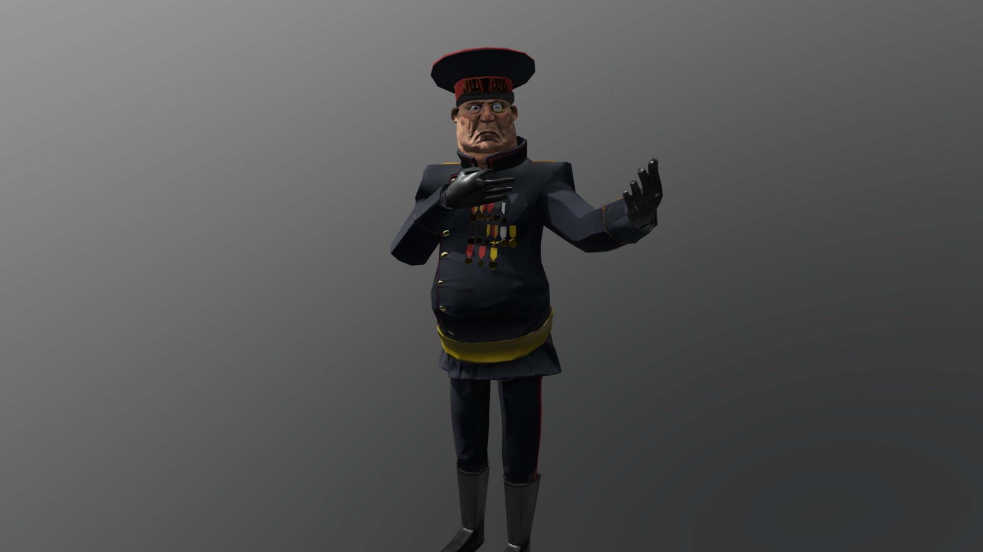 General Boris B. Bolskotchskovits - 3D model by Sampo (@pellemasi ...