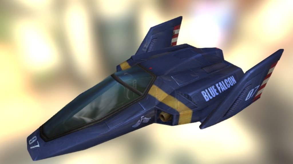 Blue Falcon - 3D model by AkamaruDesign (@akamaru) [4ff0a48] - Sketchfab