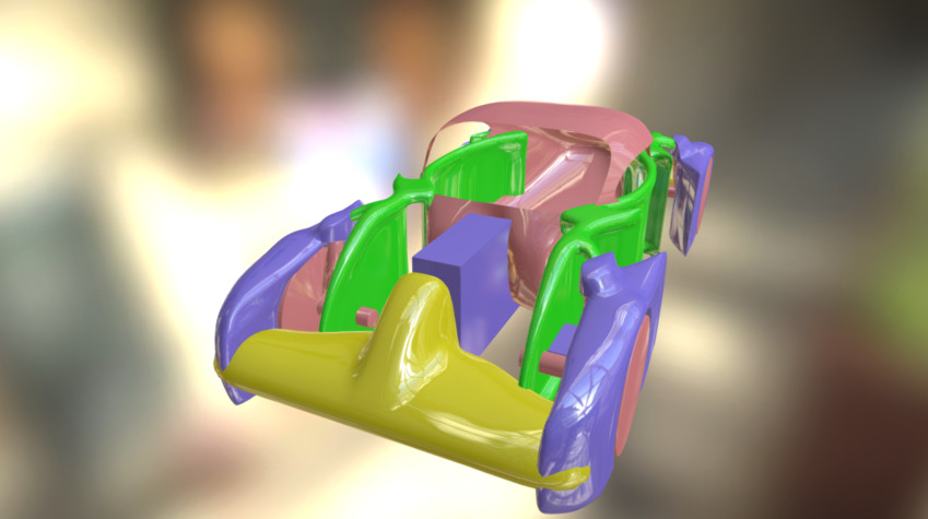 Car with almost open wheels 20160325 - Download Free 3D model by arnero ...