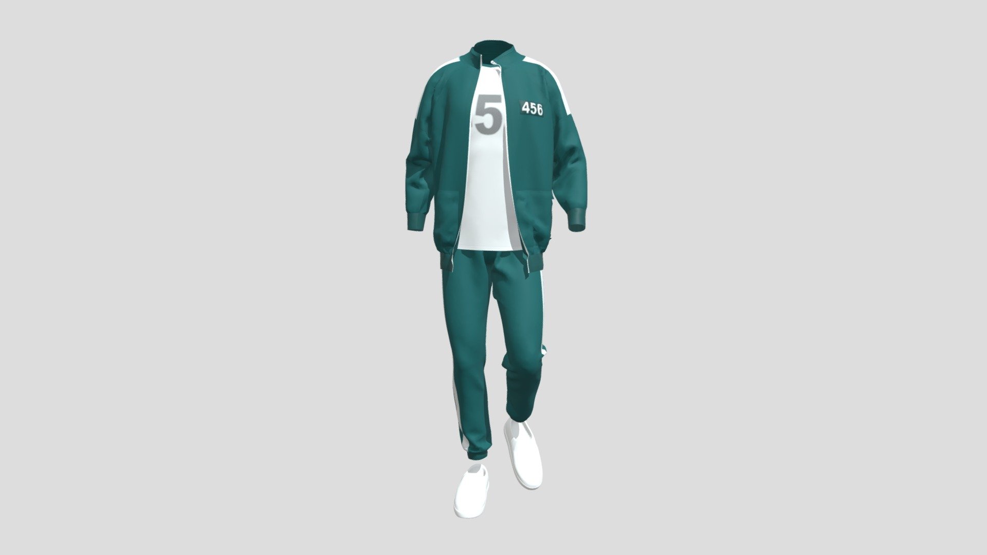 Squid game player's uniform - Buy Royalty Free 3D model by AITK FASHION ...