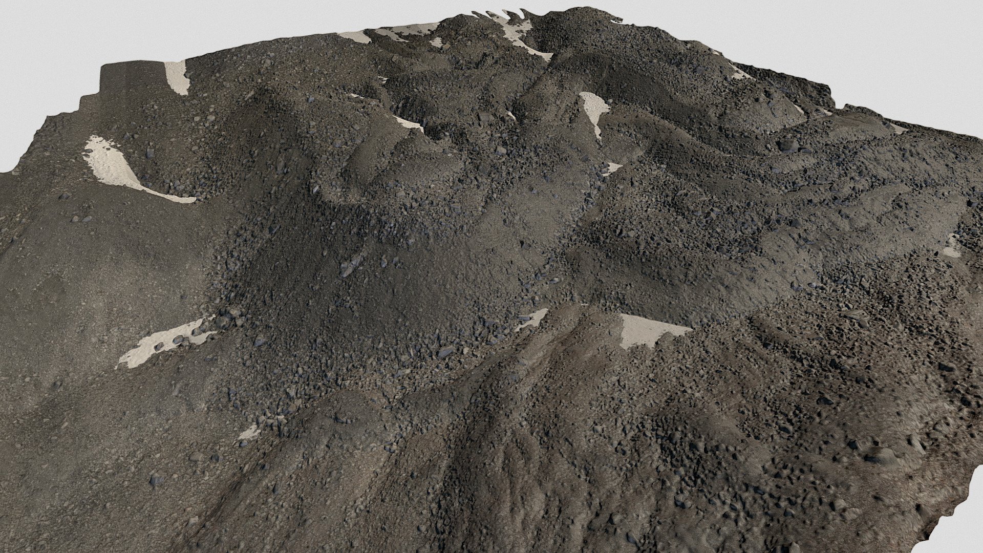 Irishman Rock Glaciers, New Zealand (2017.02.07) - 3D model by UNIL ...