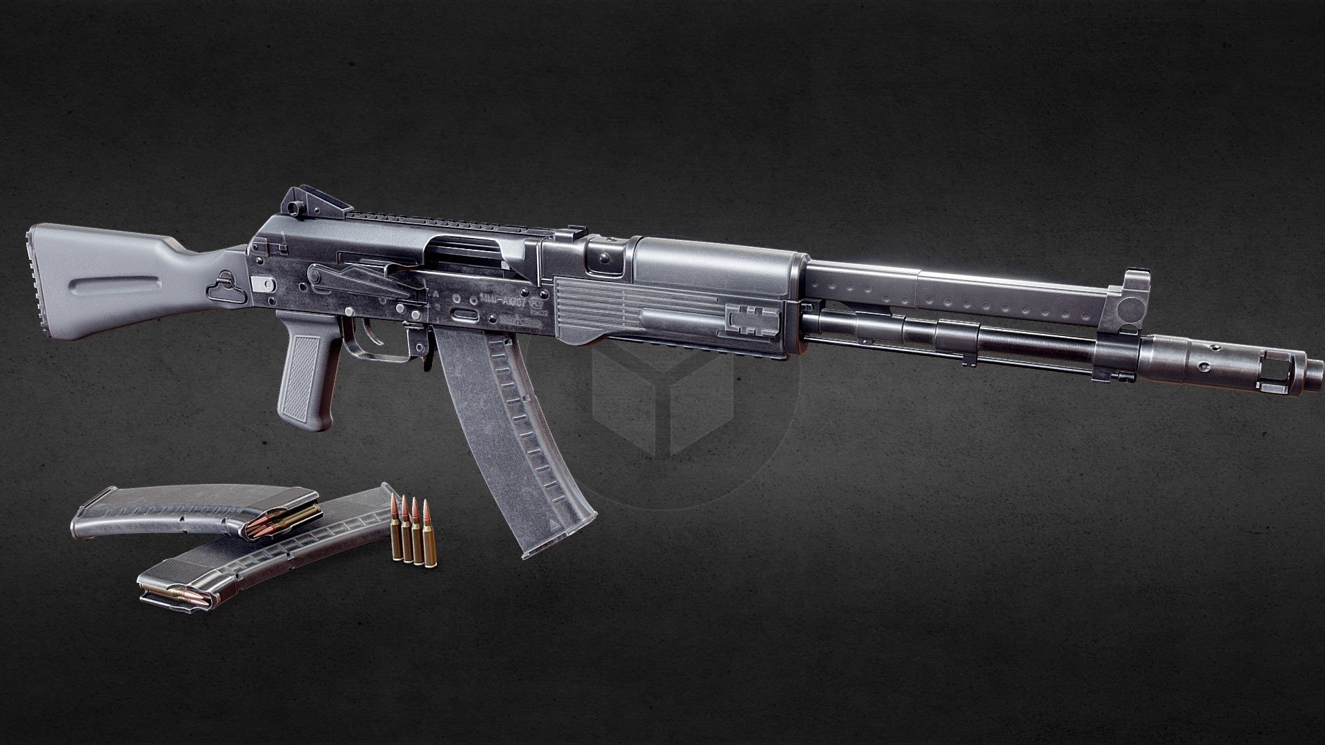 AK-107 - Buy Royalty Free 3D model by Paris (@AAAAAAAAAbla) [4ff5dc1] - Sketchfab Store