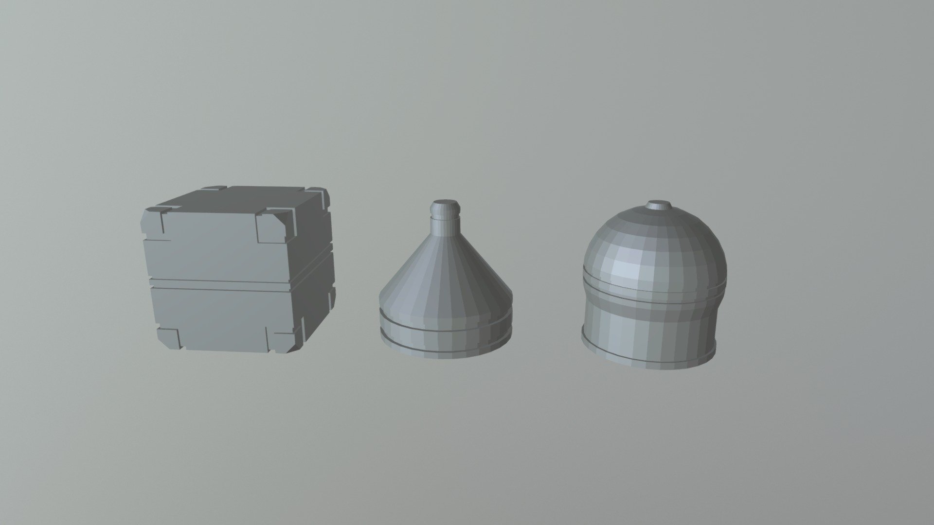 Mesh-modeling Fundamentals Exercise01 - 3D model by gablebagel [4ff98d1 ...