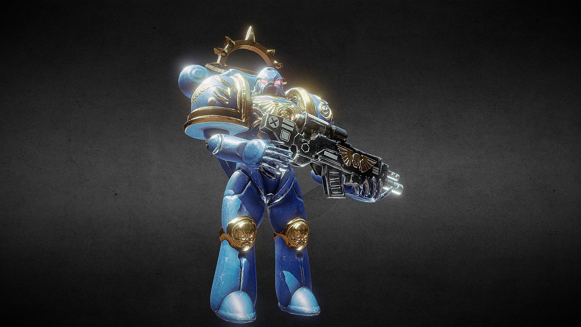 Ultramarine 001 - 3D model by Mkounelakis [4ff9fae] - Sketchfab