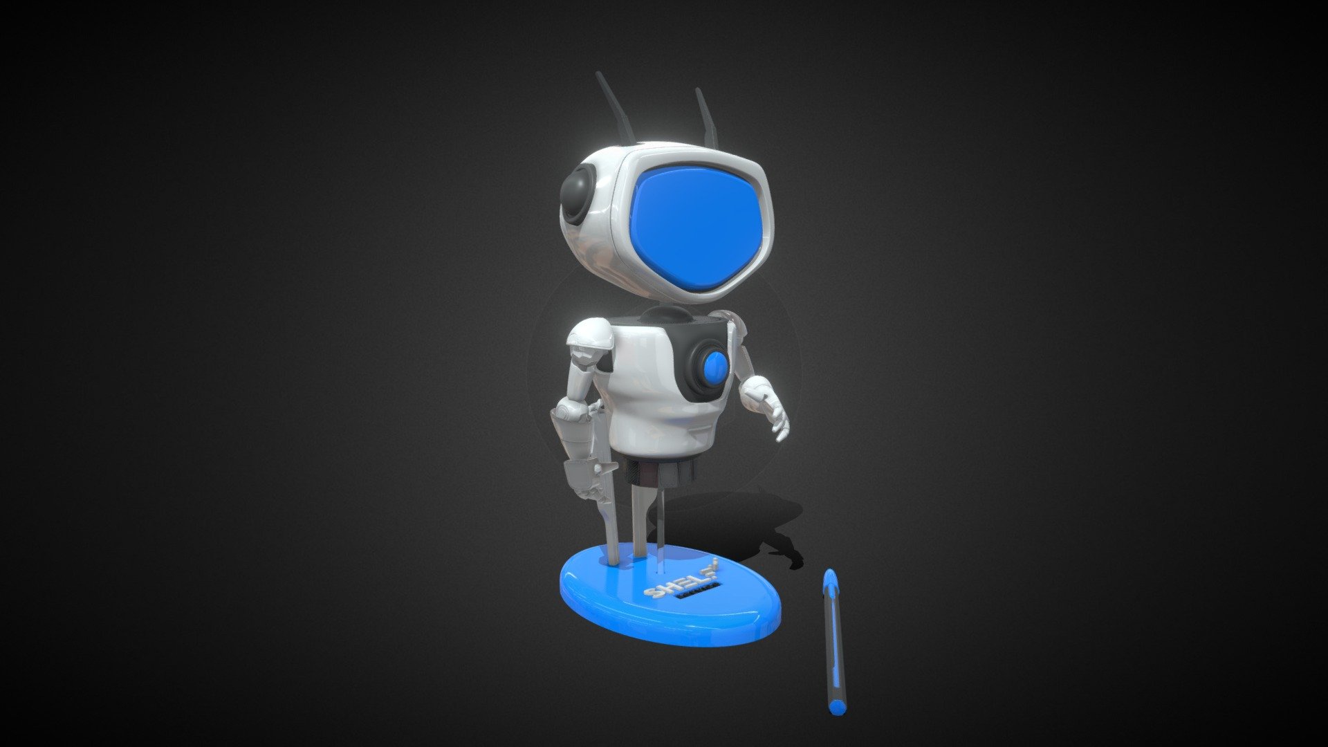 Shelfy robot - 3D model by absolute-fx [4ffa18f] - Sketchfab