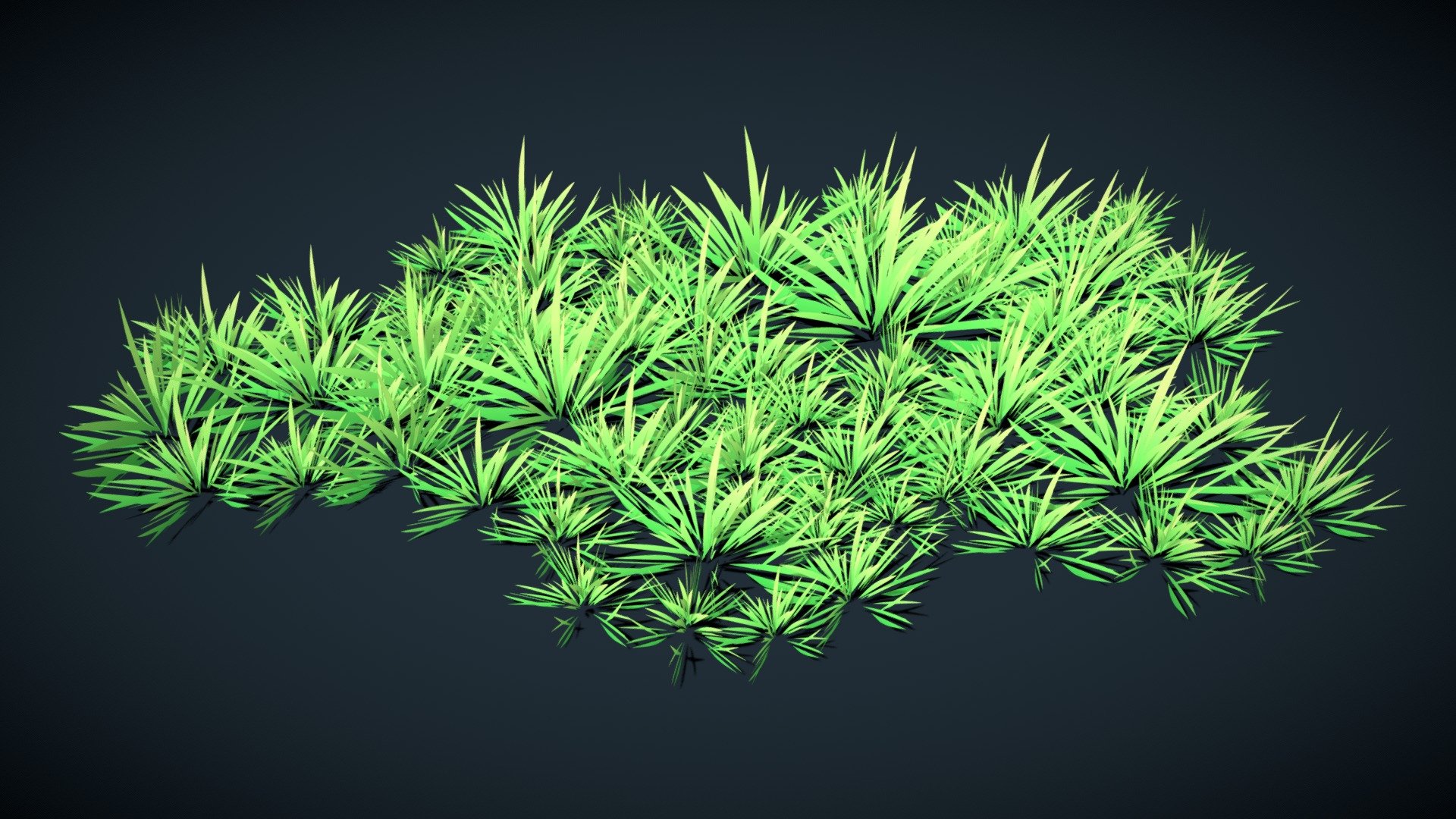 Stylized grass 3d model - Buy Royalty Free 3D model by POLYSCAN ...