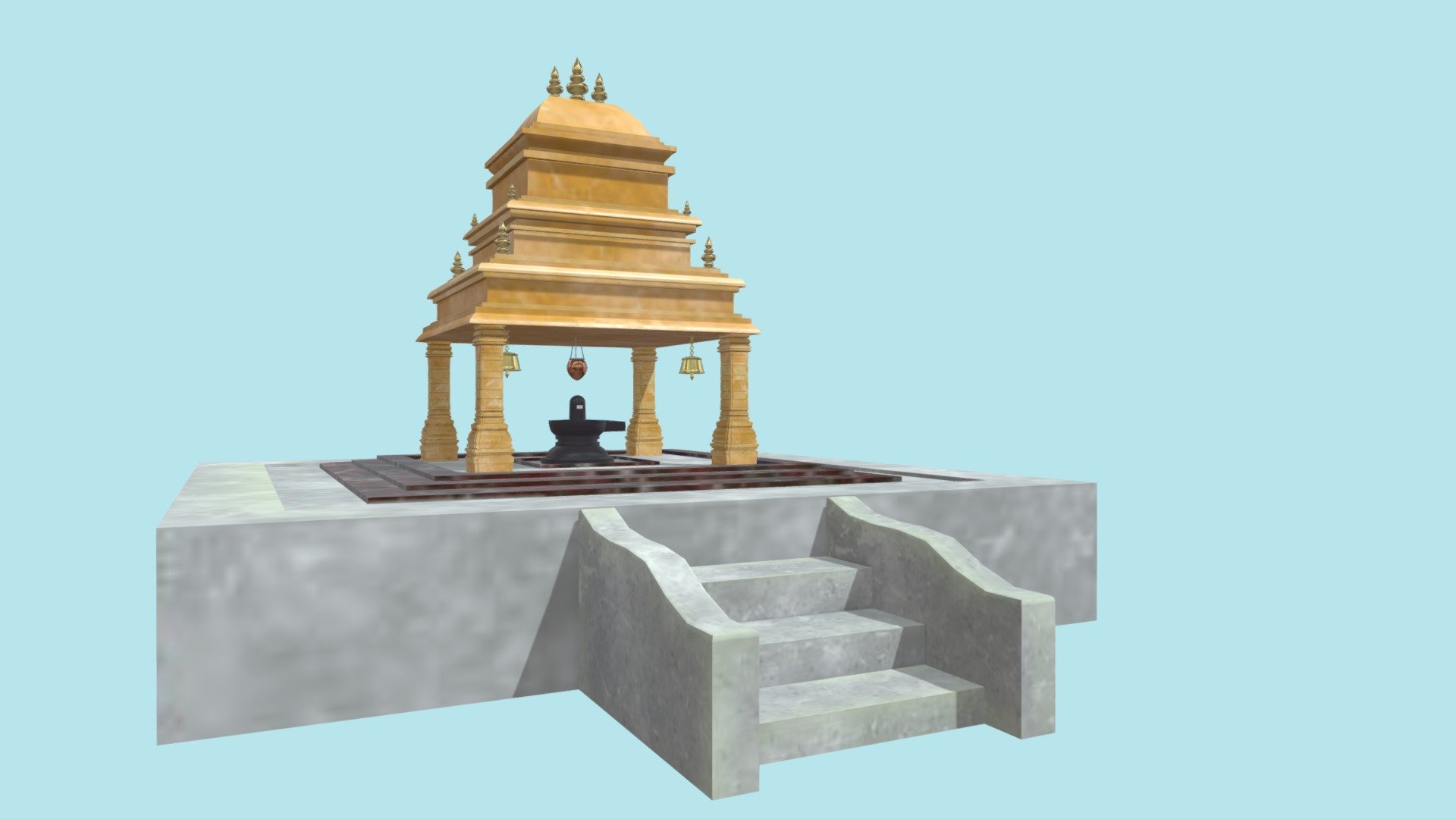 Temple - 3D model by sanjeev (@sanjeevchikku27) [4ffcd68] - Sketchfab