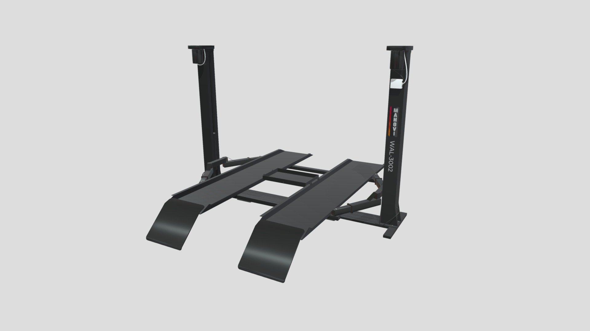 Automotive Lift with Oil Change Ramp - 3D model by Paulo Jacomelli ...