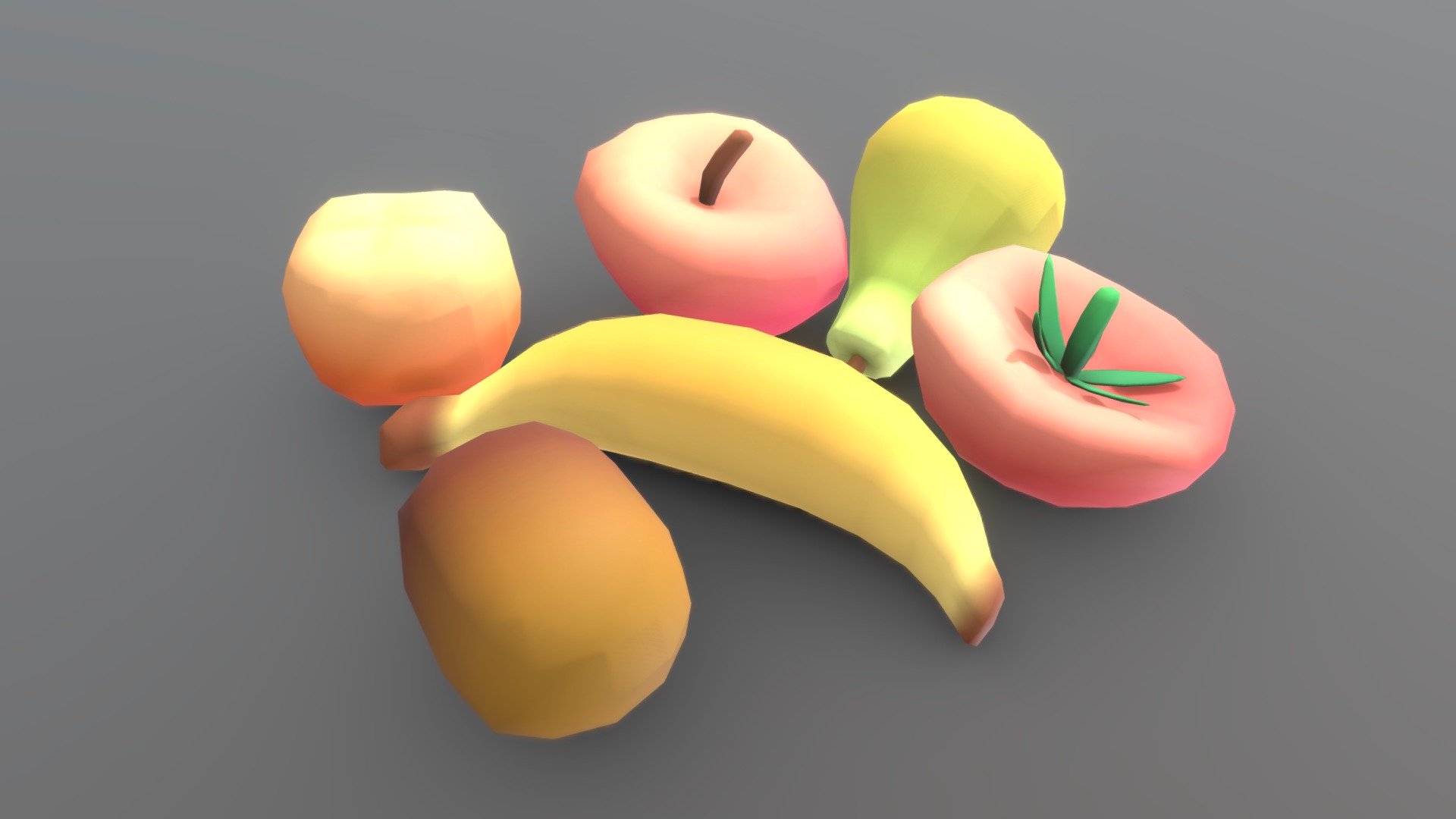 Cut Bread : Fruits - 3D model by Kamiye_art [4ffec2d] - Sketchfab