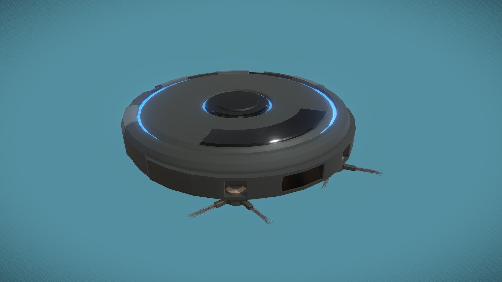 Roomba Low Poly / Vacuum Cleaner - Download Free 3D model by Matvey ...